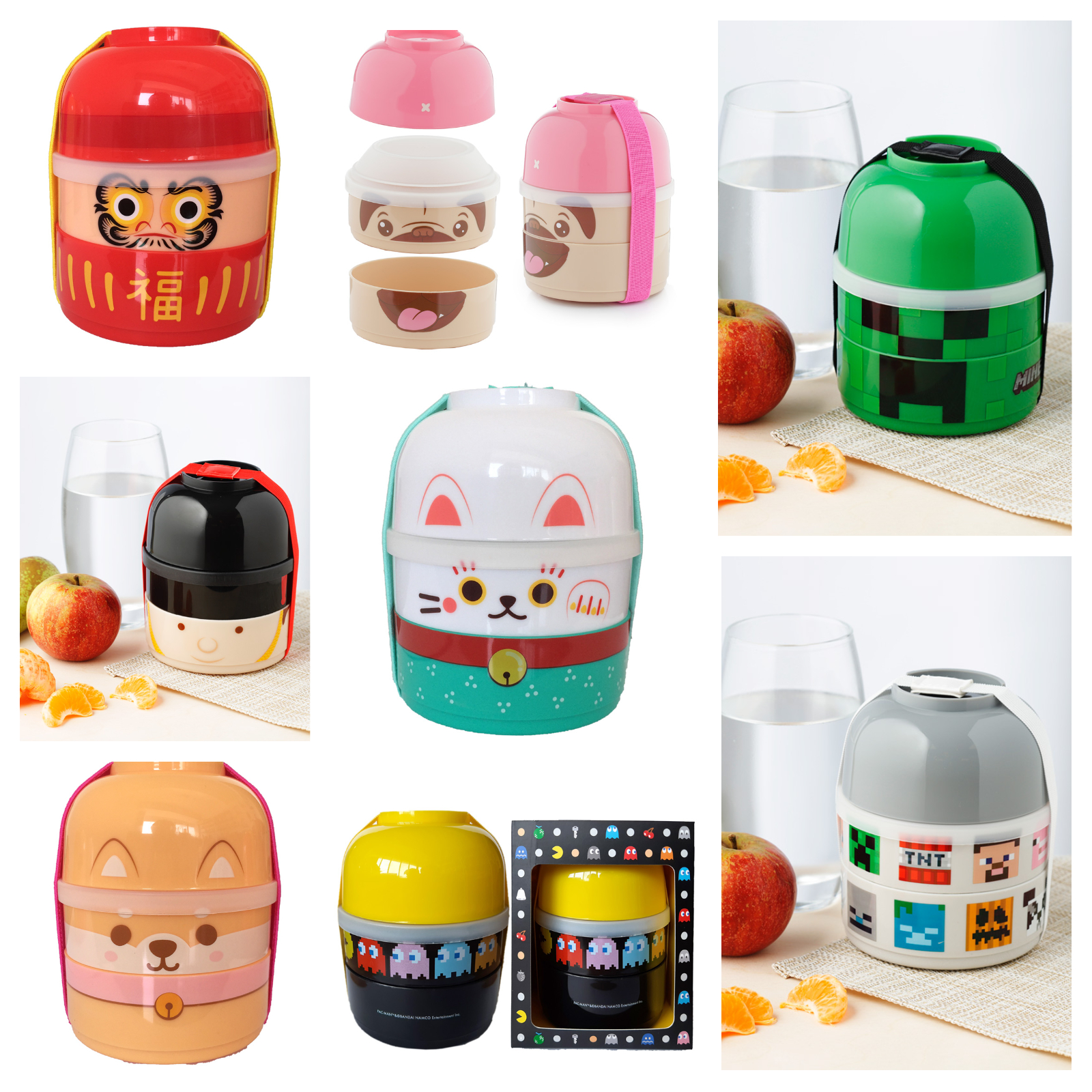 Bento Box Stacked Round Lunch Boxes | Hilda and June