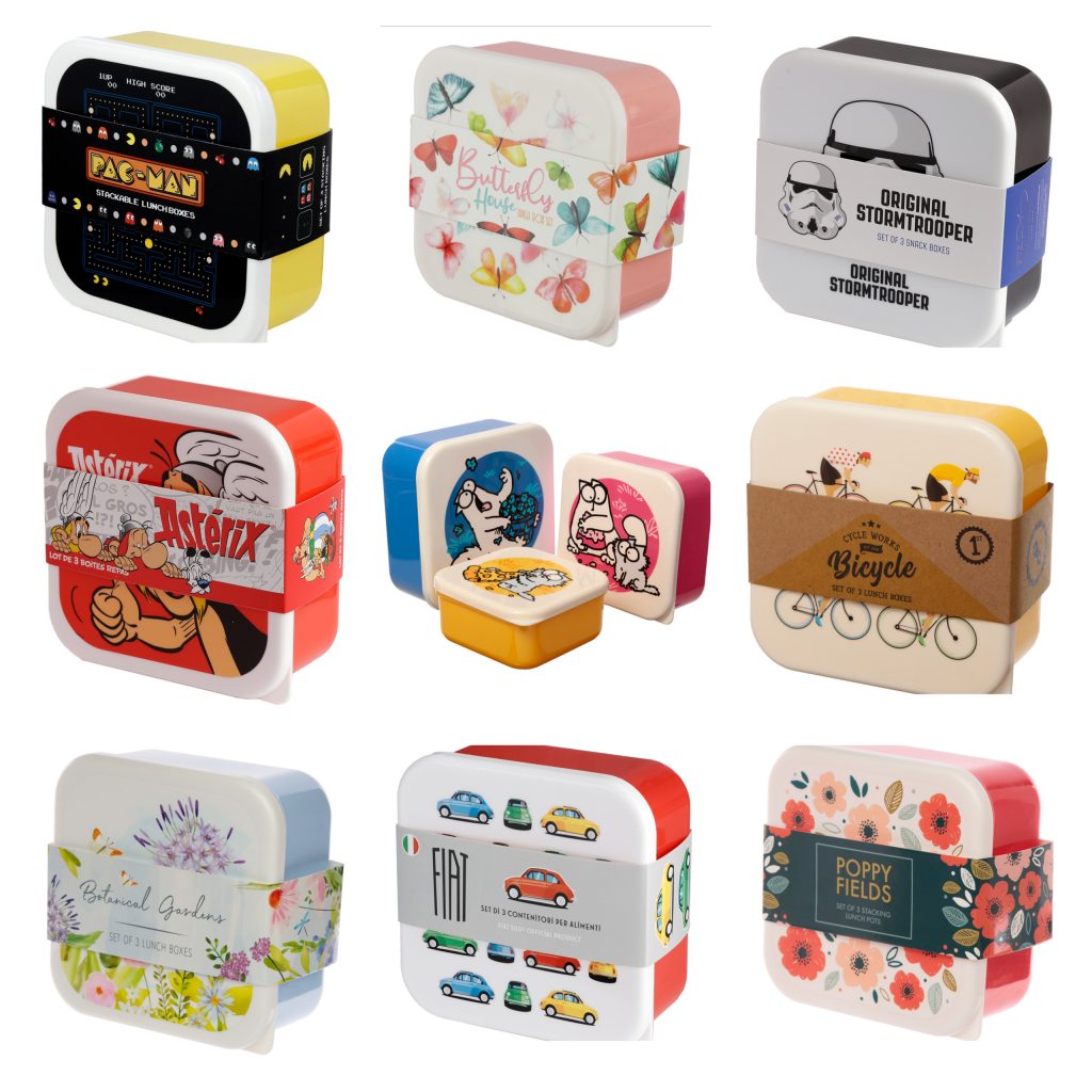 Set of 3 Plastic Lunch Boxes - Medium, Large, XL | Hilda and June