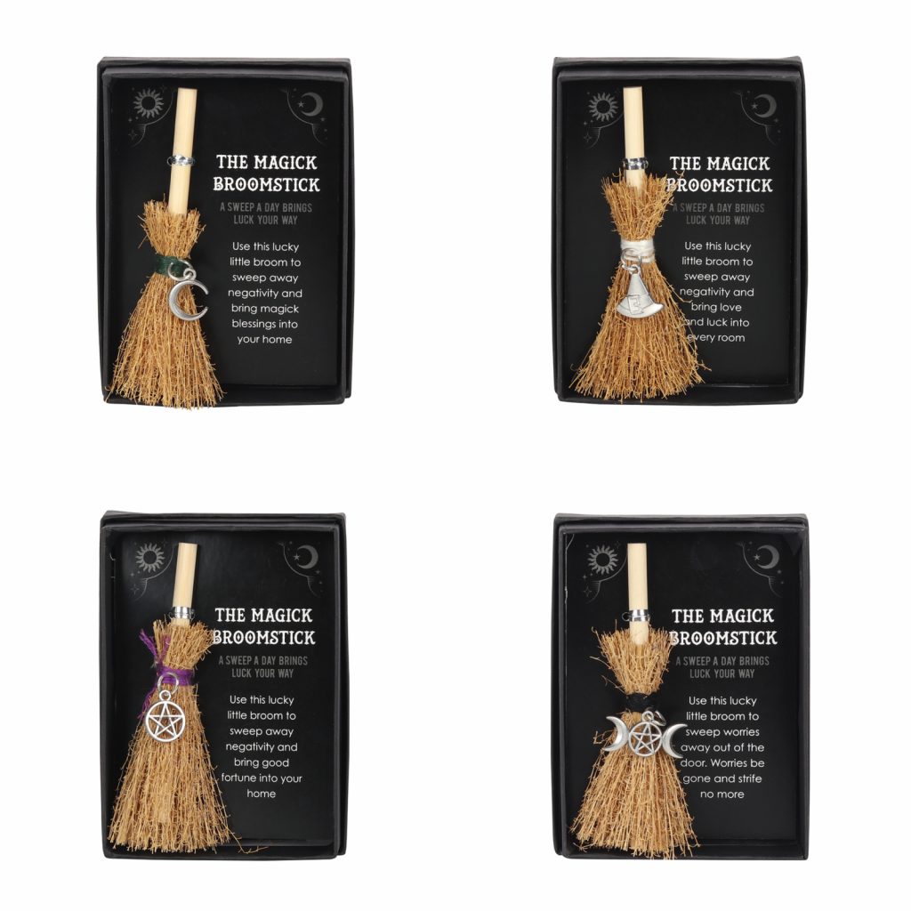 Magic Mini Broomsticks with Lucky Charms | Hilda and June